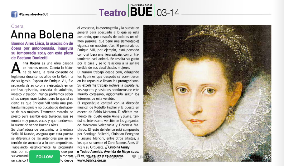 Ana Bolena | Octavia | Comunicación y Gestión Cultural